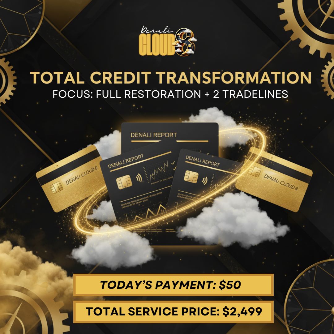 Total Credit Transformation (Full Restoration + 2 Tradelines) – Cloud 8 ...